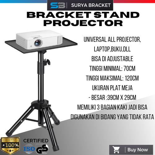 Jual Bracket Stand Proyektor infocus Universal Braket Projector Mini ...