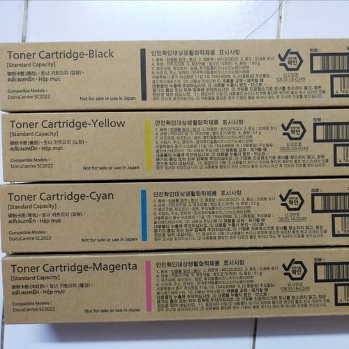 Jual TONER FUJI XEROX DC SC2022 BLACK CYAN MAGENTA YELLOW STD - ORI ...