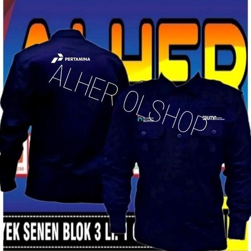 Jual Best seller kemeja Pertamina baju Pertamina seragam Pertamina Pdh ...