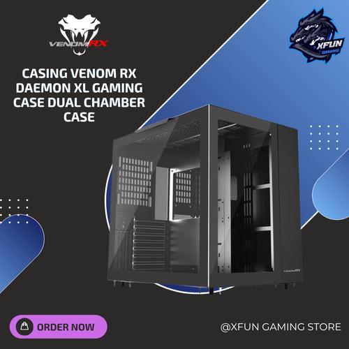 Jual CASING VENOM RX DAEMON XL GAMING CASE DUAL CHAMBER CASE - Kota ...