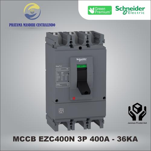 Jual MCCB 3P 400A 36KA EasyPact SCHNEIDER Breaker 3 POLE - EZC400N3400N ...