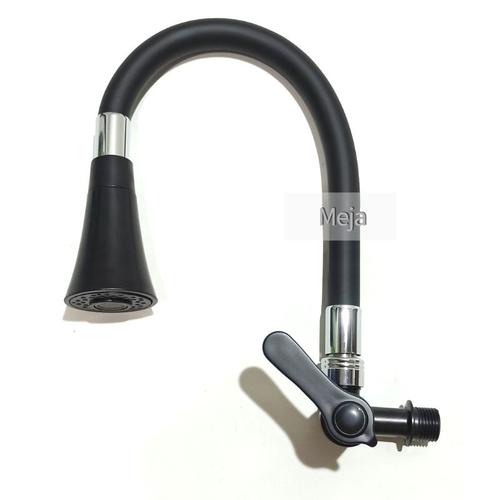 Jual Kran Cuci Piring Kran Angsa Fleksibel Hitam dinding Keran - Tembok ...