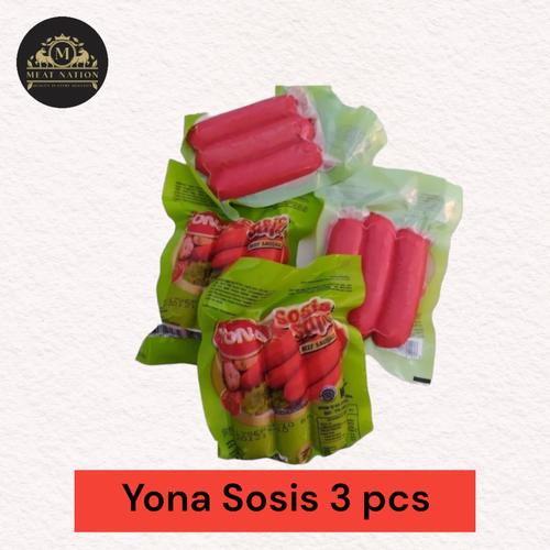 Jual Sosis Sapi Merah Yona isi 3 pcs - Jakarta Utara - Meat Nation ...