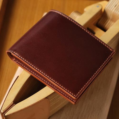 Jual ALDER - Shinki Hikaku Shell Cordovan Japanese Horsebutt Bifold ...