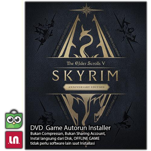 Jual The Elder Scrolls V Skyrim Anniversary Edition - PC DVD Game Adv ...