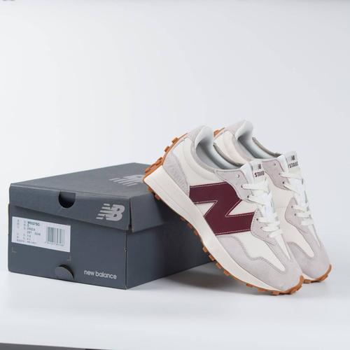 Jual SEPATU NB NEW BALANCE 327 MOONBEAM WHITE CLASSIC BURGUNDY - 36 ...