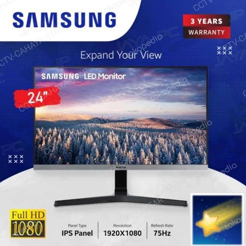 Promo Monitor LED SAMSUNG IPS S24R350/LS24R350FZE - Full HD 24" Inch ...