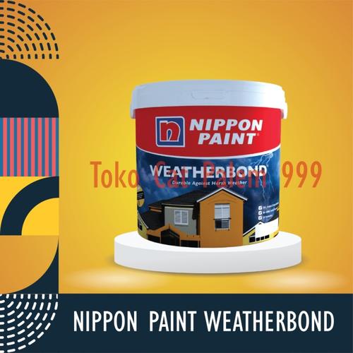 Jual Cat Tembok Nippon Paint Weatherbond Cat Tembok Warna Putih 20 L ...