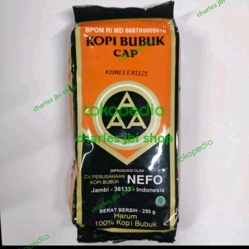 Jual kopi bubuk cap AAA 500 gram khas oleh2 jambi - plastik - Kota ...