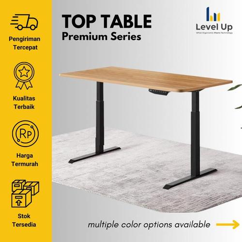 Jual Daun Meja Top Table Electric Standing Desk Level Up - Marble ...