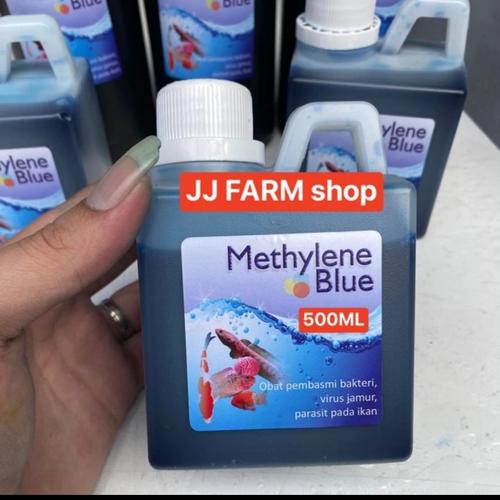 Jual METHYLENE BLUE OBAT BIRU 500ML & 1LITER obat ikan hias metaline ...