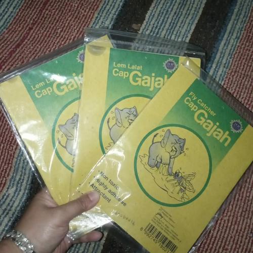 Jual Lem lalat kertas cap gajah 3s untuk membuat perangkap lalat isi 3 ...