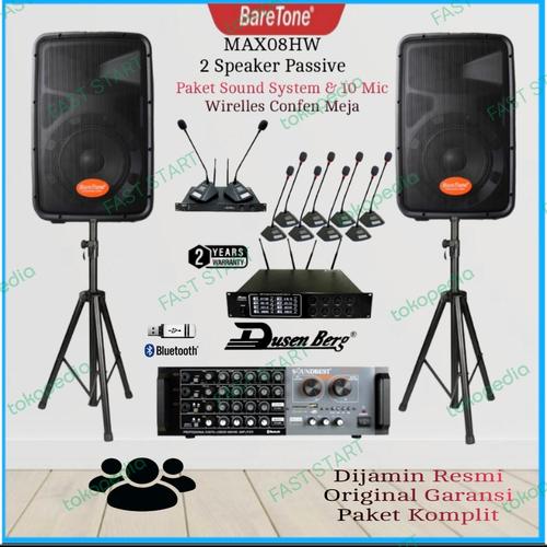 Promo Paket Sound System Rapat/Meeting 10 Mic Conference Wireless ...