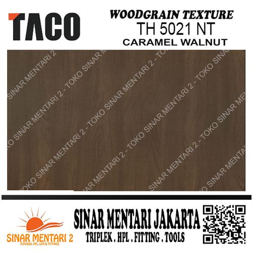 Jual TACO HPL WOODGRAIN TEXTURE TH 5021 NT CARAMEL WALNUT - Jakarta ...