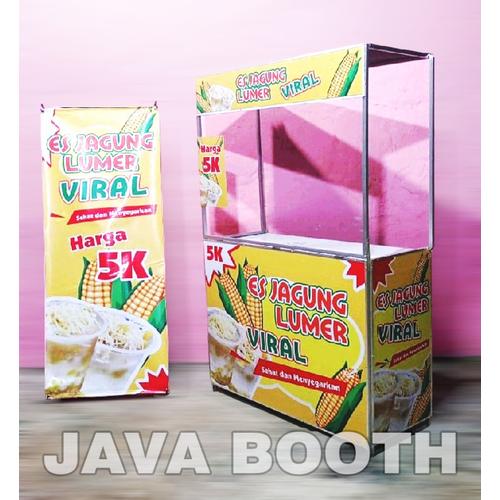Jual Booth Portable Alumunium Pakai Atap - Polosan, 60x40 Atap - Kab ...