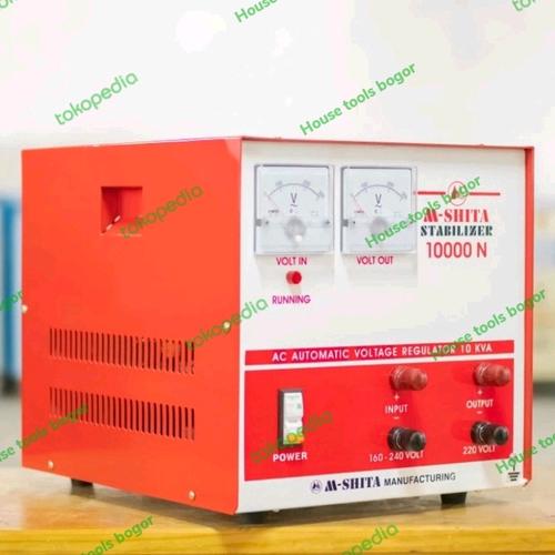 Jual Stabilizer listrik 10 kva 1 phase 40 amper matsuta japan quality ...