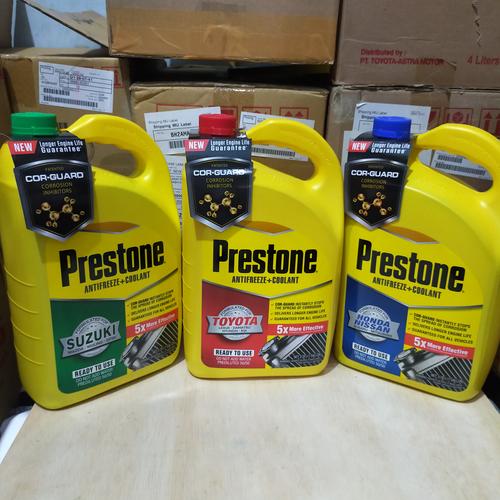 Jual Air Radiator voolant + Antifreeze Prestone Cor-guard For Asian 4L ...