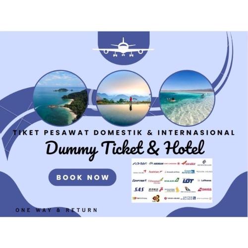 Jual DUMMY TIKET PESAWAT & HOTEL SEMUA NEGARA + INVOICE HOTEL PESAWAT ...