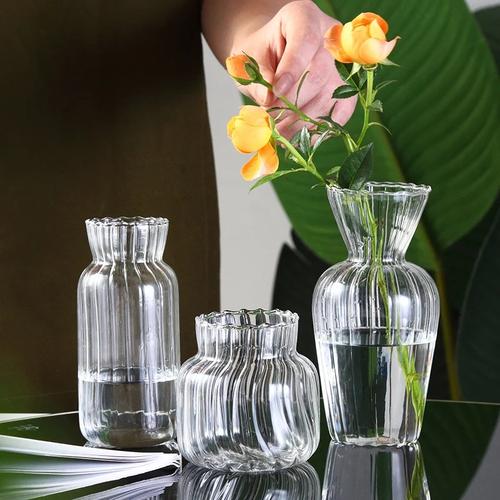 Jual Vas Bunga Botol Tanaman Kaca Transparan minimalis Nordic Style - 2 ...