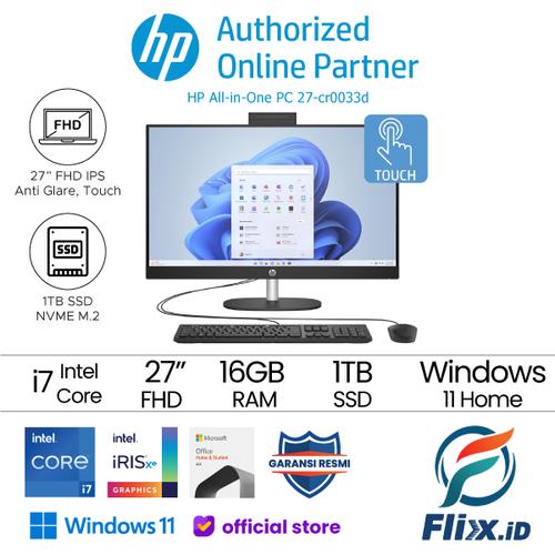 Jual HP AIO 27-cr0033d i7-1355U 16GB 1TB SSD 27″ FHD IPS Touch Win11 ...