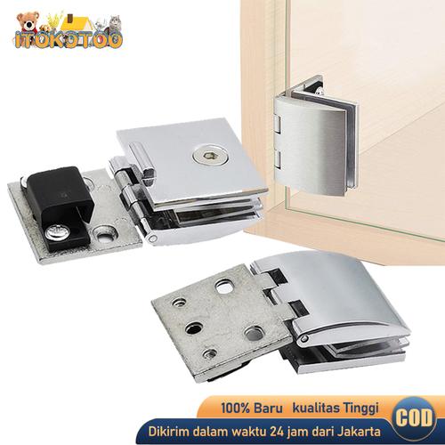 Jual Engsel Kaca Showcase Samping 90 Derajat Hinge Glass Cabinet - Kota ...