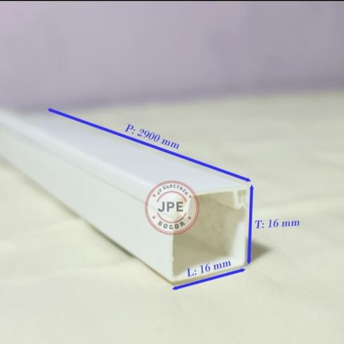Jual Kabel Duct/Duct Protector/Wiring Duct 16x16 mm Panjang 1,7mtr ...