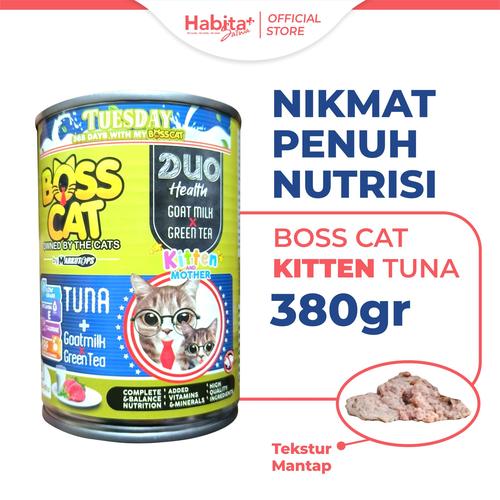 Jual Makanan Basah Kucing Kaleng Bosscat 380gr Semua Rasa Cat Food ...