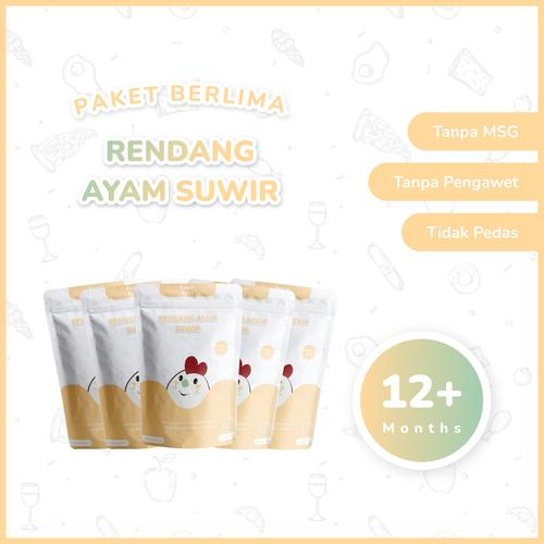 Jual Raami Food - Paket Berlima Rendang Ayam Suwir Padang TIDAK PEDAS ...