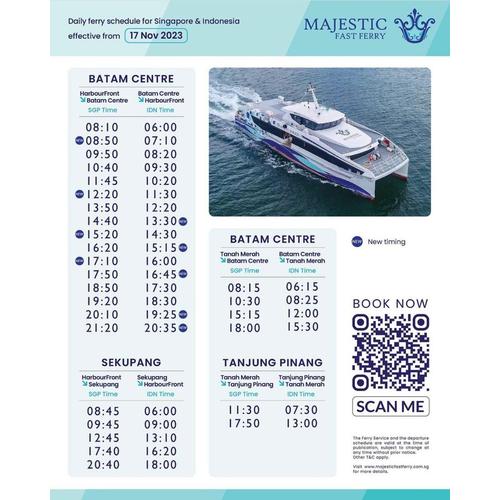 Jual Tiket Ferry Majestic Tanjung Pinang - Singapore Tanah Merah - TPI ...