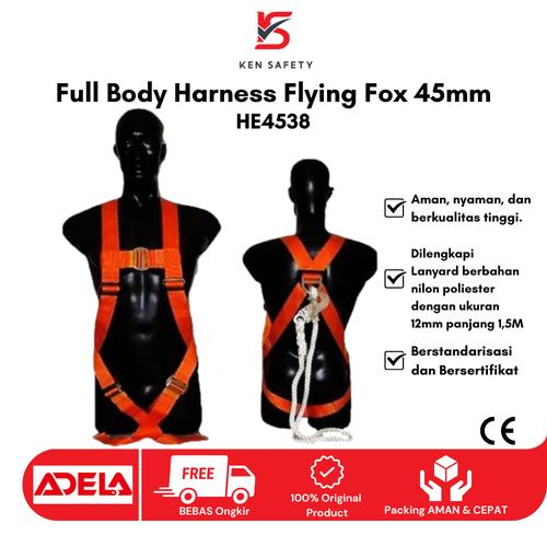Promo Full Body Harness Safety Flying Fox Single Lanyard Hook Adela ...