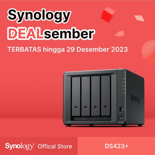 Promo Synology DS423+ DiskStation 4-BAY NAS Server Storage Cloud DS 423 ...