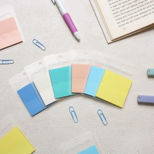 Jual A Colorful Square See-Through Sticky Notes - Sky Blue - Kota ...