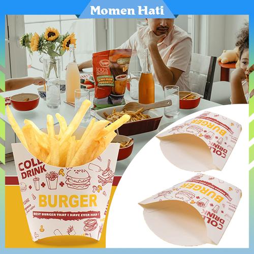 Jual 50 Pcs Kertas Packaging Kentang Goreng Sekali Pakai Dus French ...