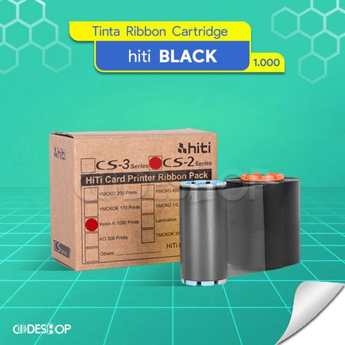 Jual RIBBON BLACK HITI CS 200E | RIBBON BLACK ID CARD HITI CS 200E ...