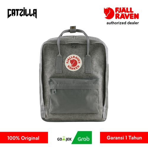 Promo Tas Ransel Fjallraven Kanken Re-Wool Color Granite - Grey ...