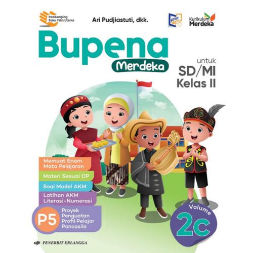 Jual Buku Bupena 2C Kelas 2 SD / Kurikulum Merdeka Erlangga - Kota ...