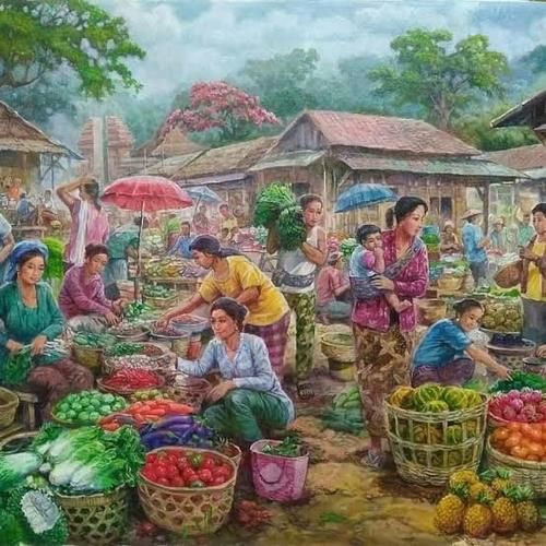 Jual lukisan besar lukisan dinding ruang tamu plus frame bingkai - plus ...