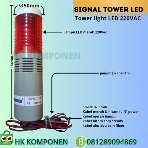 Jual Signal tower light led 220Vac 1 lampu - Jakarta Barat - HK ...