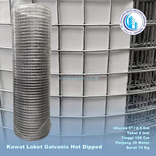 Jual Kawat Loket Galvanis Hot Dipped 1114 - 70 Kg - Jakarta Barat ...