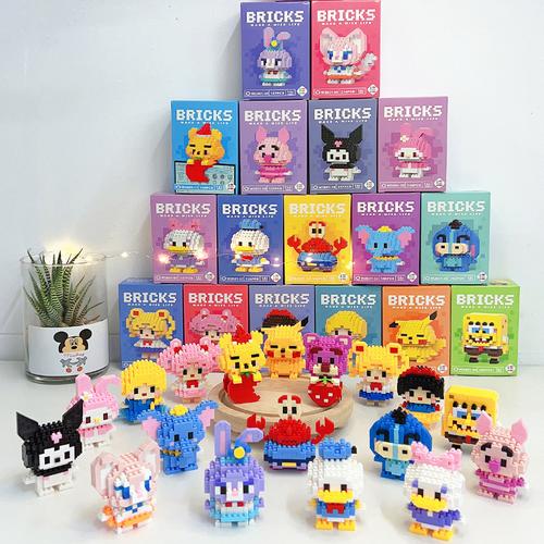 Jual CLAIYDREAM Bricks Mini Building Block Nano Block Model Karakter ...