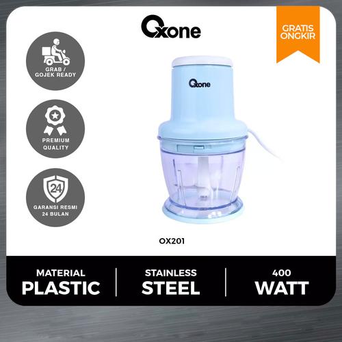 Promo Oxone OX201 Chopper Penghalus Bawang Portable Super Tajam - Biru Muda Cicil 0% 3x ...