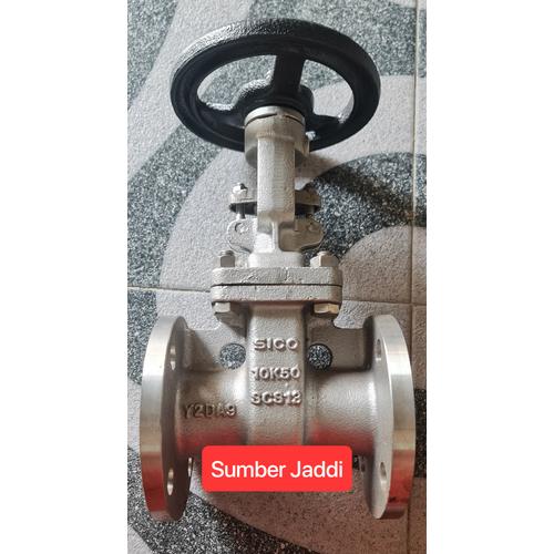Jual Gate Valve Size 2" Inch SICO Stainless SS304 JIS 10K Flange - Kota ...