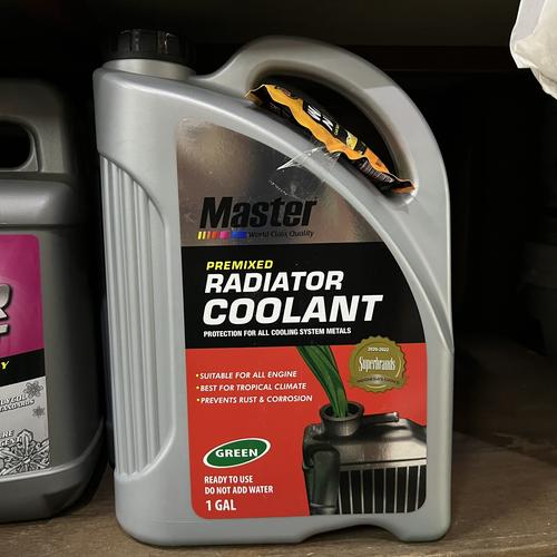 Jual Master Premixed Radiator Coolant Air 4 Liter Hijau - Galon Abu Abu ...