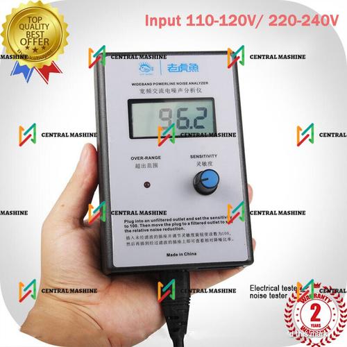 Jual AC Noise Analyzer EMI Meter AC Noise Meter with LCD Display+Power ...