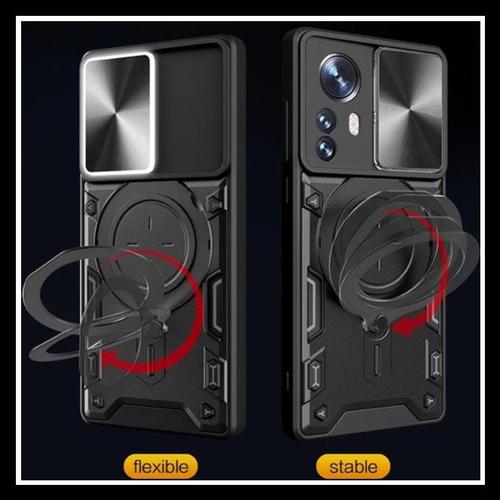 Jual Xiaomi 12 Lite / Mi 12 Lite 5G Pattern Armor Ring Magnetic Hard ...