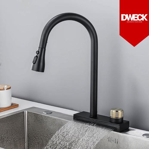 Jual Faucet Waterfall Kran Mixer Kitchen Sink Stainless Steel 304 - SS ...