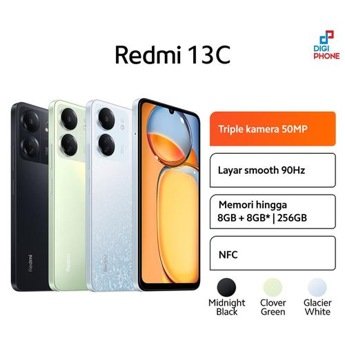 Jual Xiaomi Redmi 13C (Garansi Resmi Xiaomi Indonesia) - White, 8/256 ...