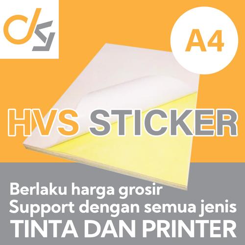 Jual Kertas Stiker HVS A4 Kromo Chromo Sticker Lintec Dye Inkjet Art ...