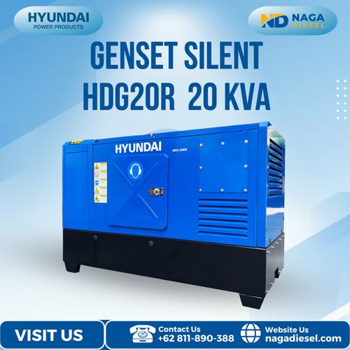 Jual HYUNDAI SILENT DIESEL GENERATOR 20KVA / HDG 20R Harga DP 1 ...