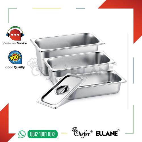 Jual Food Pan Stainless Steel 304/Tempat Prasmanan ukuran 1/2 Chefer ...